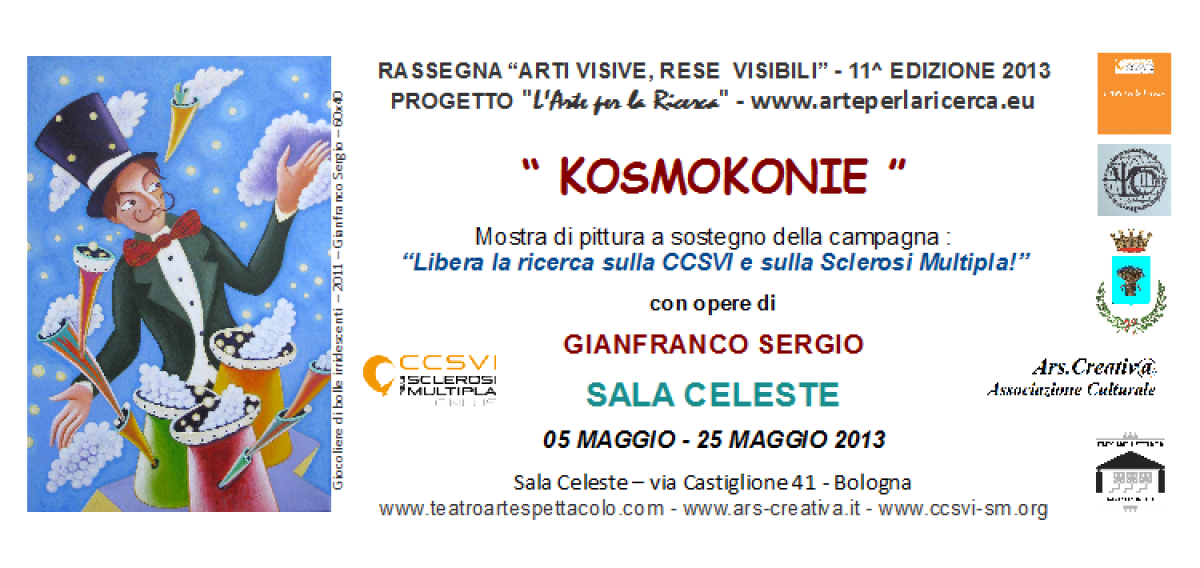 Invito Mostra personale di Gianfranco Sergio in Sala Celeste - Sala ...